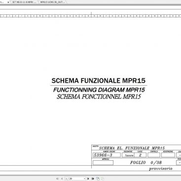 Merlo MPR20 (2008) Service Manual, Parts Manual, Hydraulic & Electrical ...