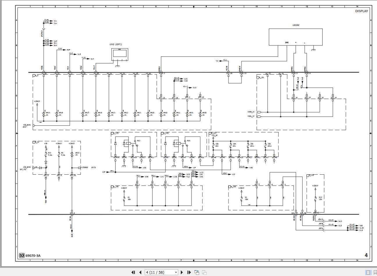 Merlo TREEMME TOOL CARRIER MM135MC Electrical Diagram DE