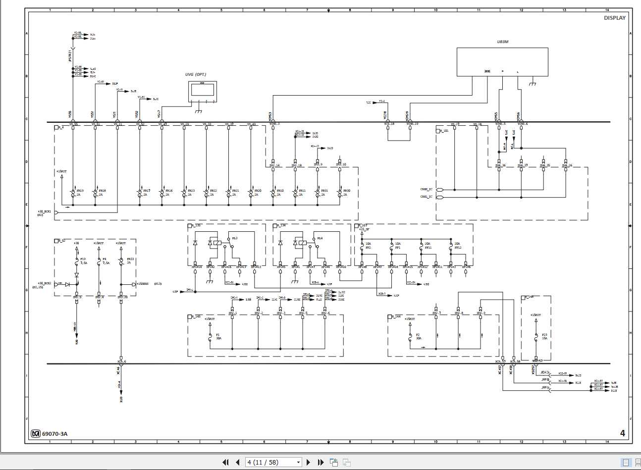 Merlo TREEMME TOOL CARRIER MM160MC Electrical Diagram DE