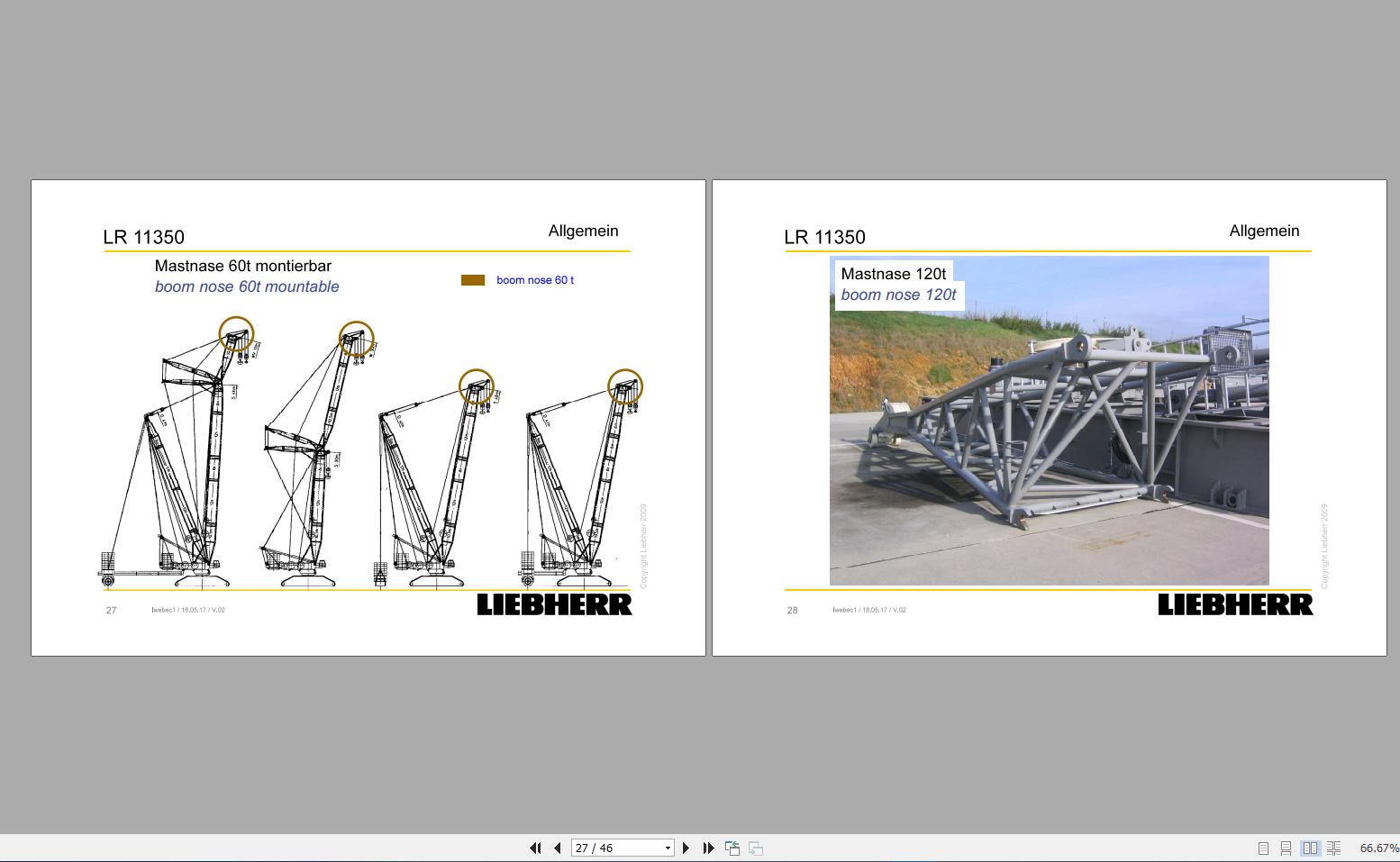 Liebherr Crawler Crane LR 11350 1350 ton Electric and Hydraulic Circuit ...