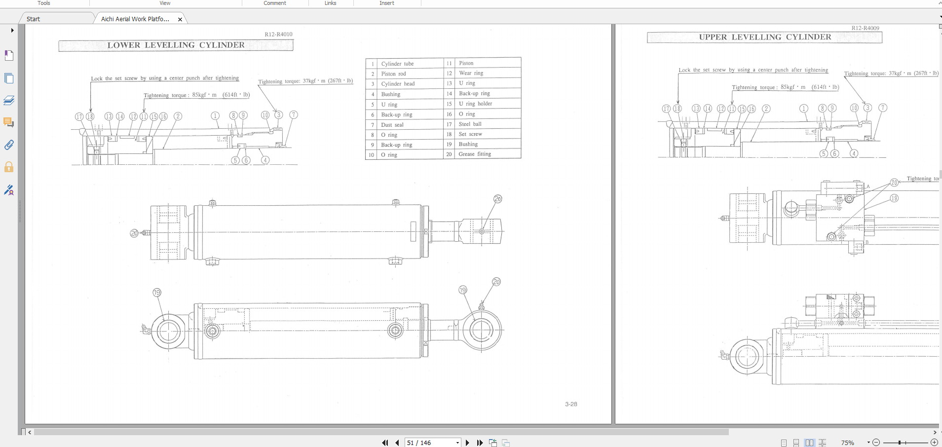 Aichi Aerial Work Platform SR123J_SME120 Service Manual_En