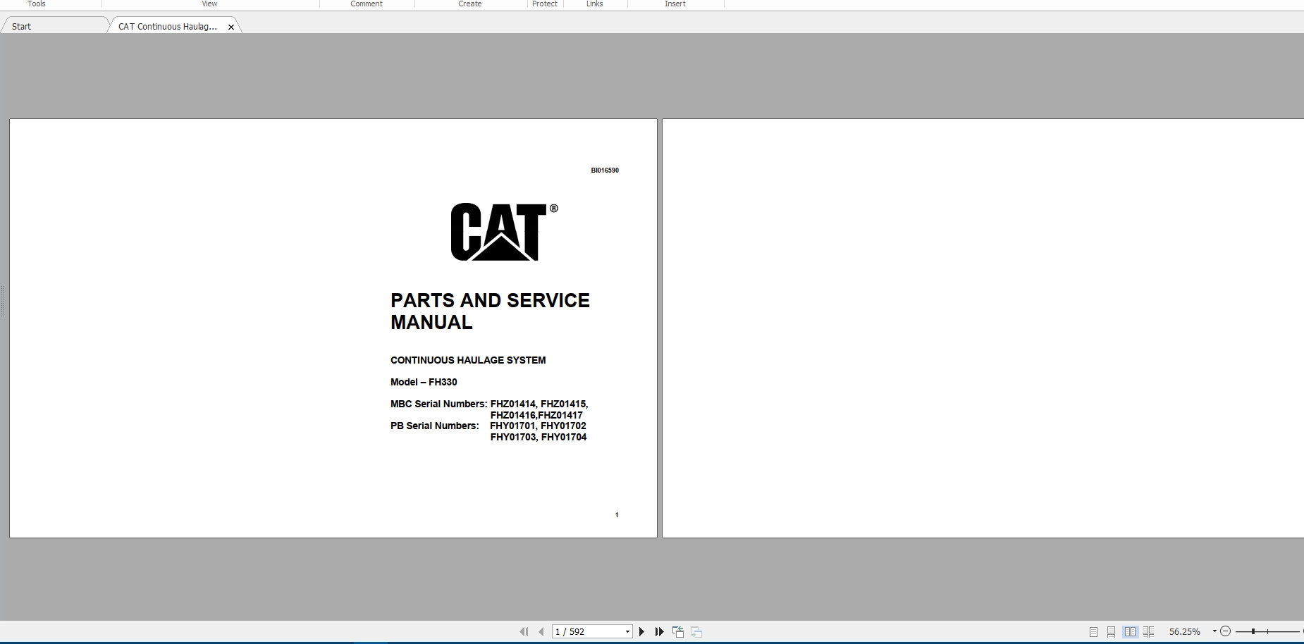 CAT Continuous Haulage 979MB Full Models Spare Parts List PDF DVD ...
