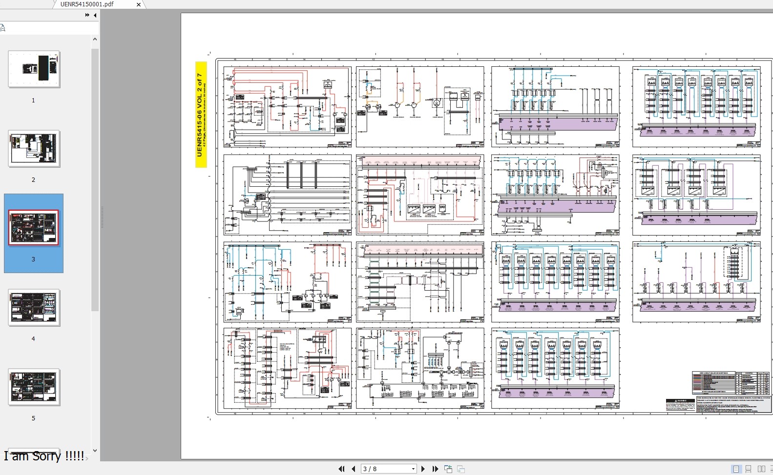 CAT Hydraulic Mining Shovel 6020B Electrical & Hydraulic System ...