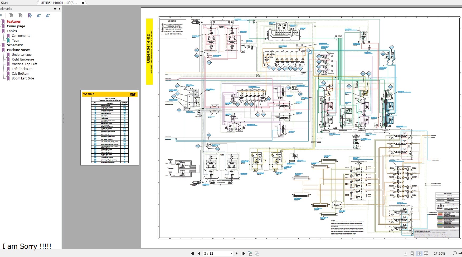 CAT Hydraulic Mining Shovel 6020B Electrical & Hydraulic System ...
