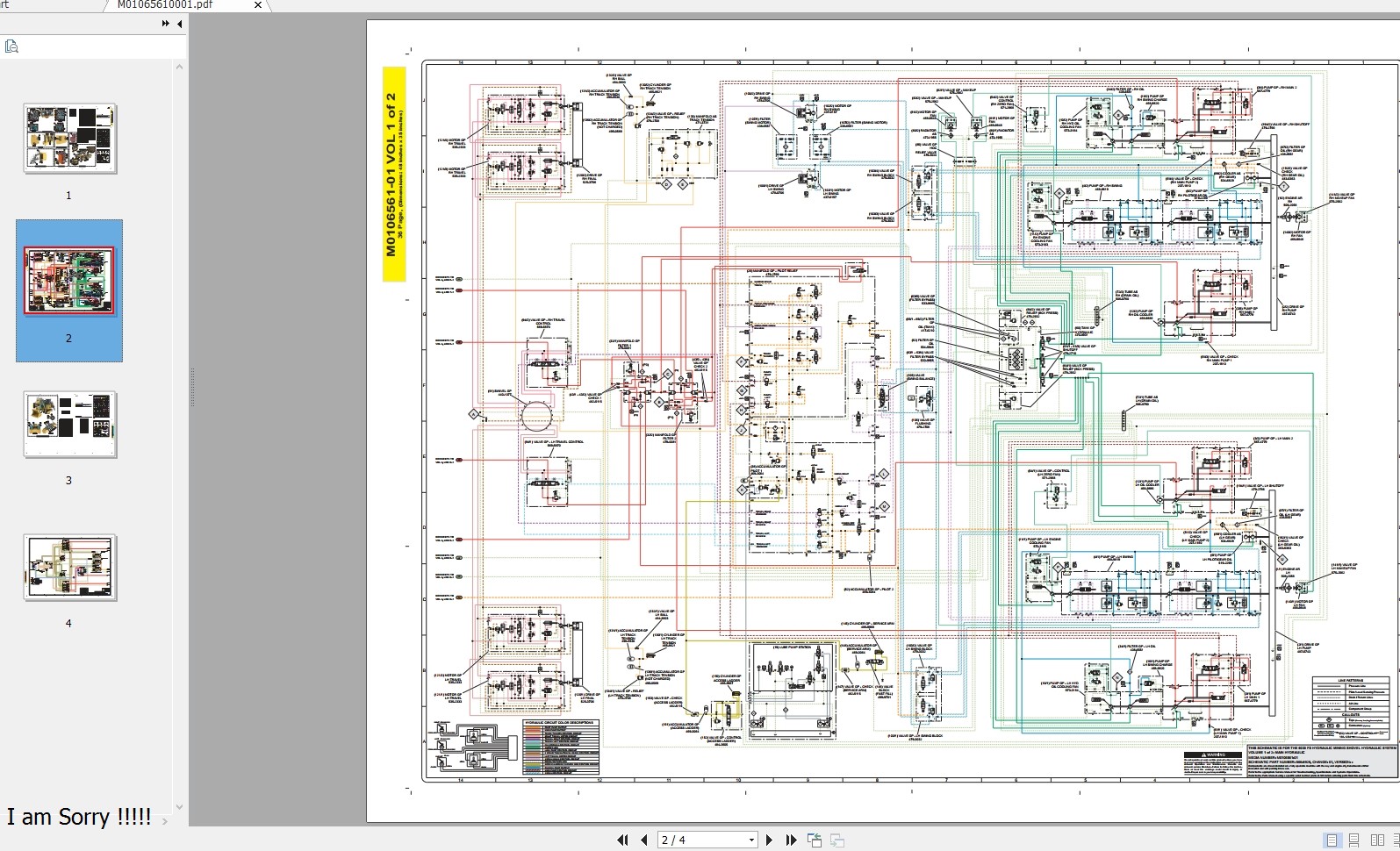 CAT Hydraulic Mining Shovel 6030 Hydraulic System - Schematics Updated ...