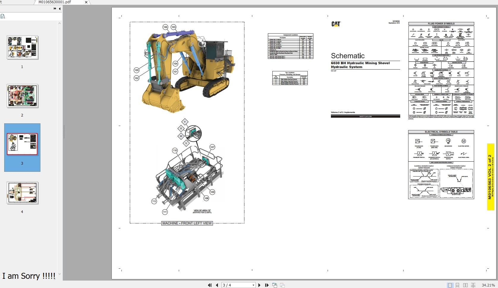 CAT Hydraulic Mining Shovel 6030 Hydraulic System - Schematics Updated ...