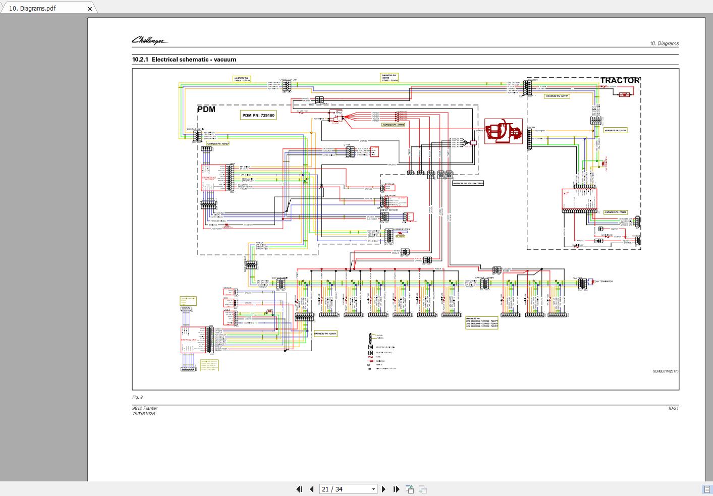 Challenger NA PLANTER 9812 9812 VE Schematic PDF EN