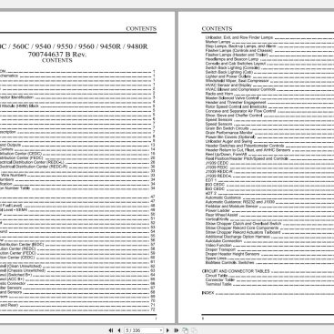 Challenger NA ROTARY COMBINE 540C 550C 560C Schematic PDF EN
