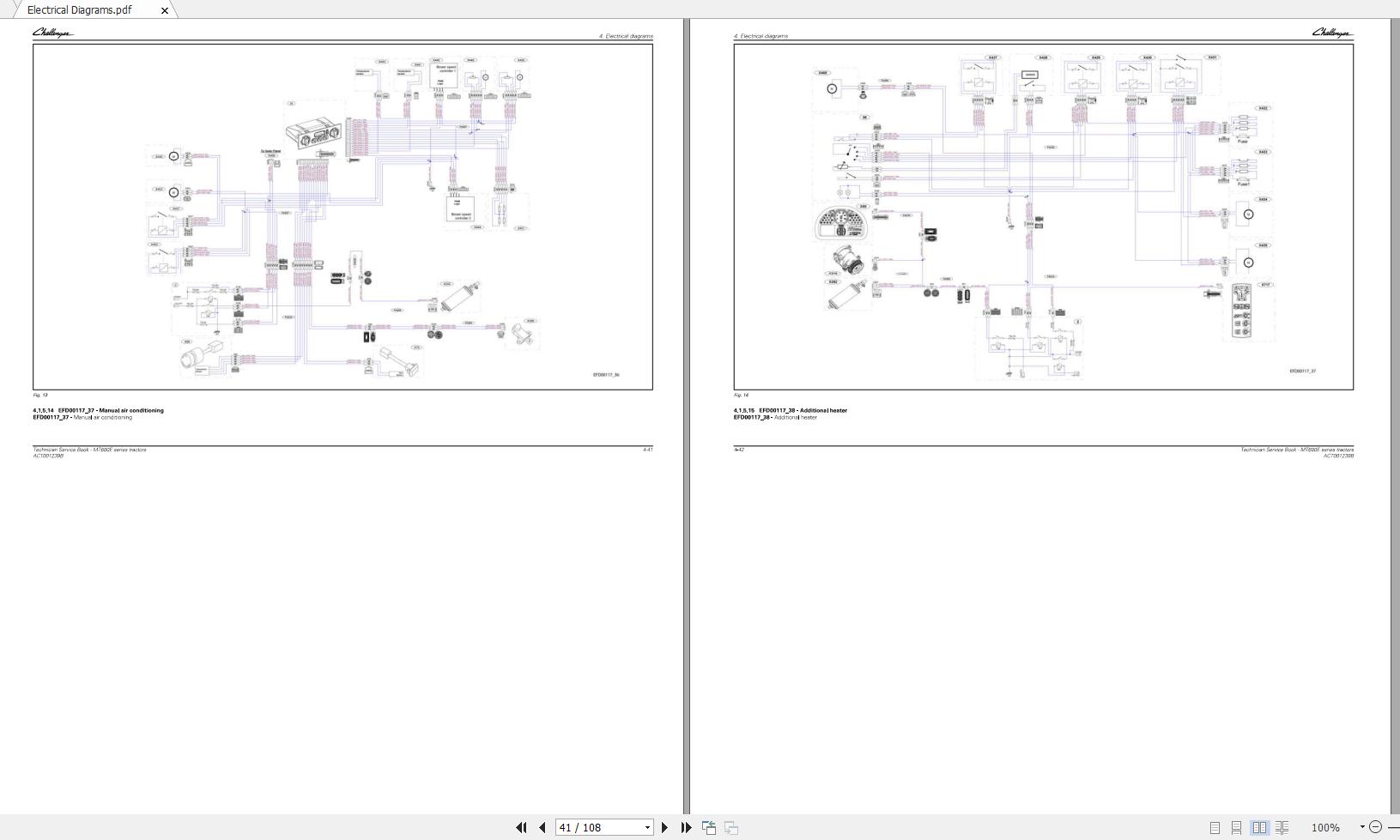 Challenger NA TRACTOR MT645E MT655E MT665E MT675E MT685E Schematic PDF EN