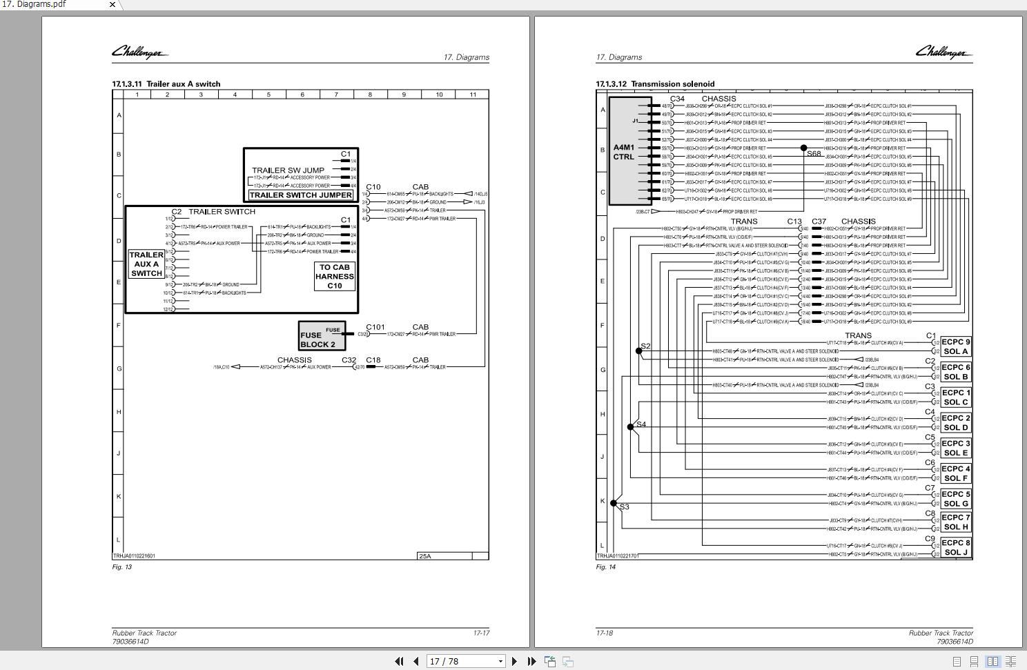 Challenger NA TRACTOR MT755E MT765E MT775E Schematic PDF EN