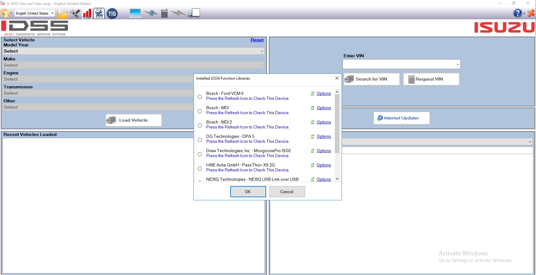 Isuzu GIDSS, EIDSS, IDSS Diagnostic Service System 2021 Diagnostic ...
