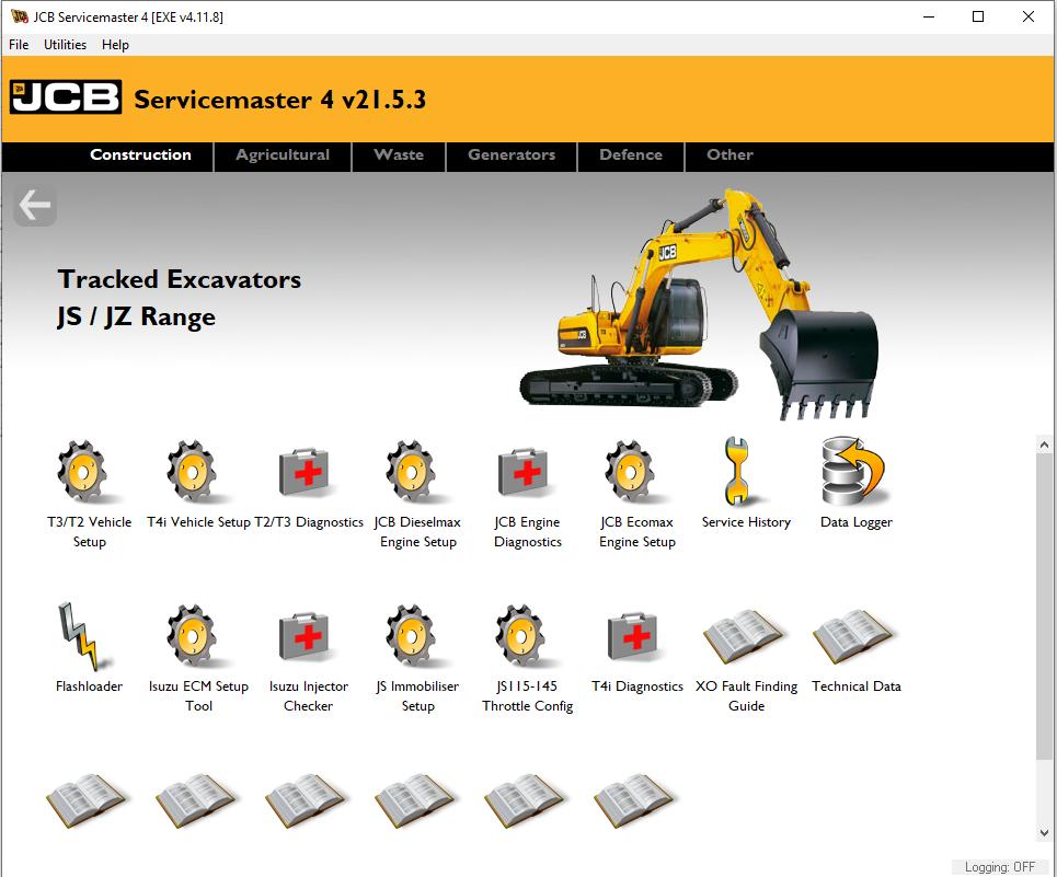 JCB ServiceMaster 4 v21.5.3 [07.2021] Diagnostic Software Tool DVD How ...