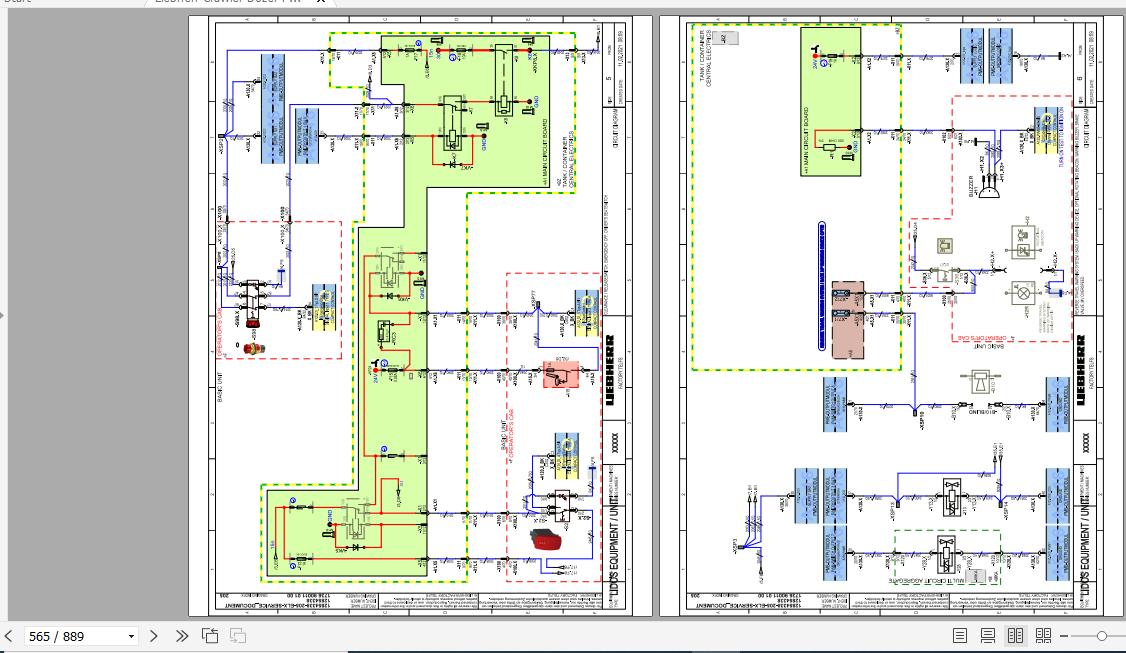 Liebherr Crawler Dozer PR 736 1736 4F 05 G8.0 16834 04 2021 Service ...
