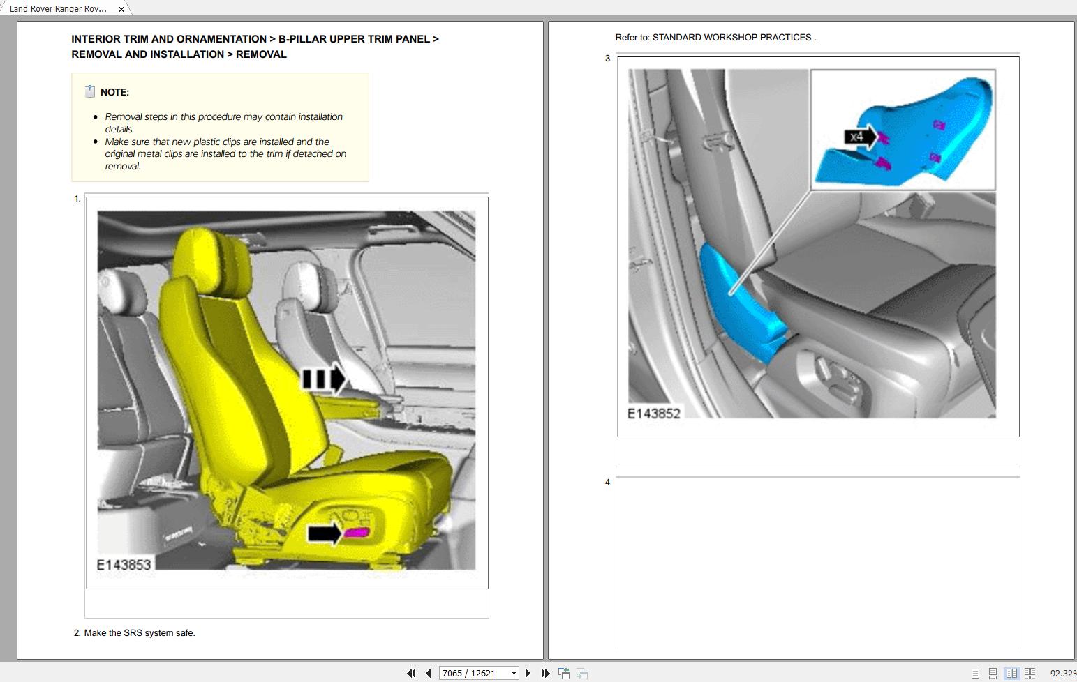 Land Rover Ranger Rover L405 5.0L 2013-2015 VIN E Autobiography Service ...