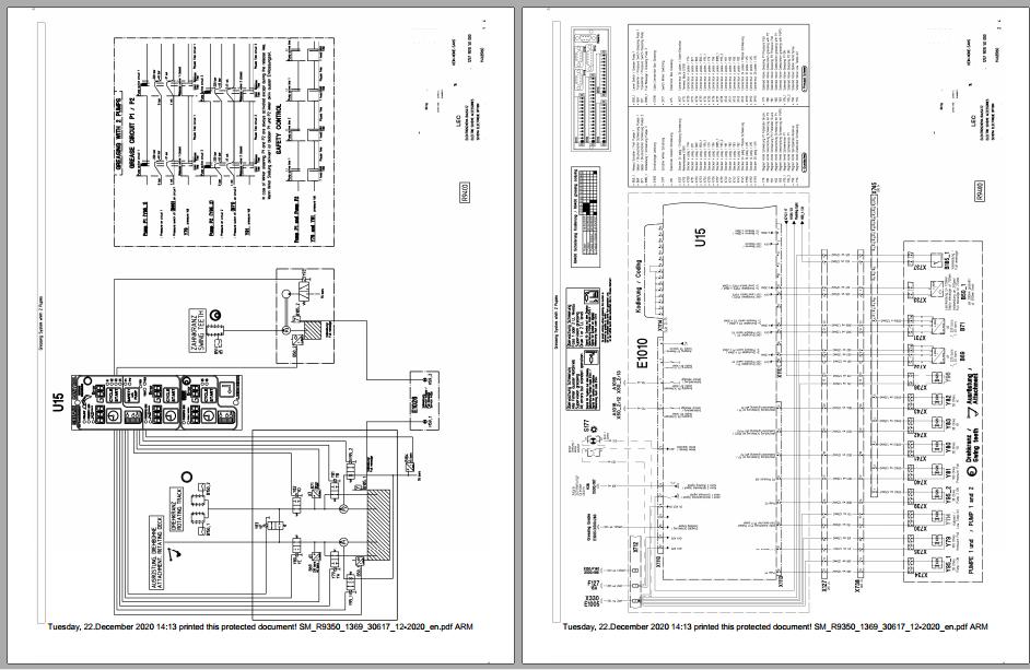Liebherr Mining Crawler Excavator R9350 1369 30617 12-2020 Service Manual