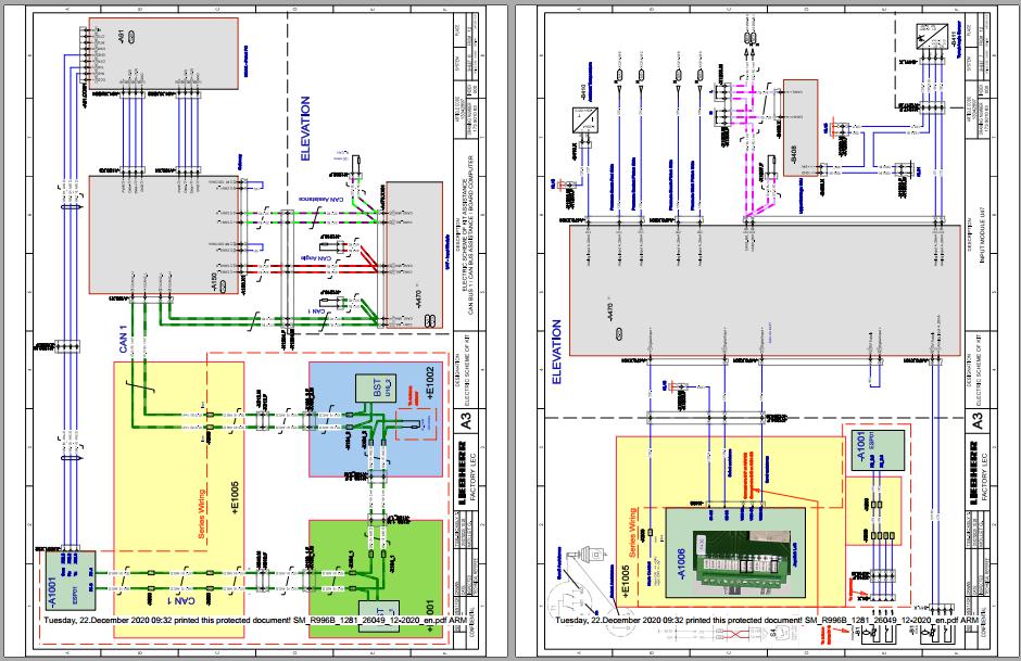 Liebherr Mining Crawler Excavator R996B 1281 26049 12-2020 Service Manual