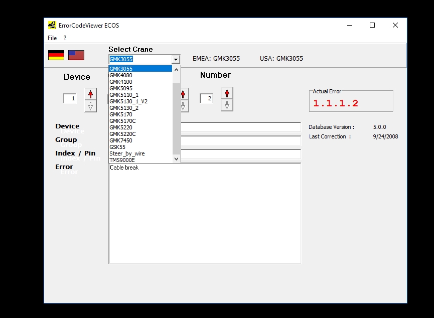 Manitowoc Crane Care Full ECOS V1 V2 V4 Viewer DVD