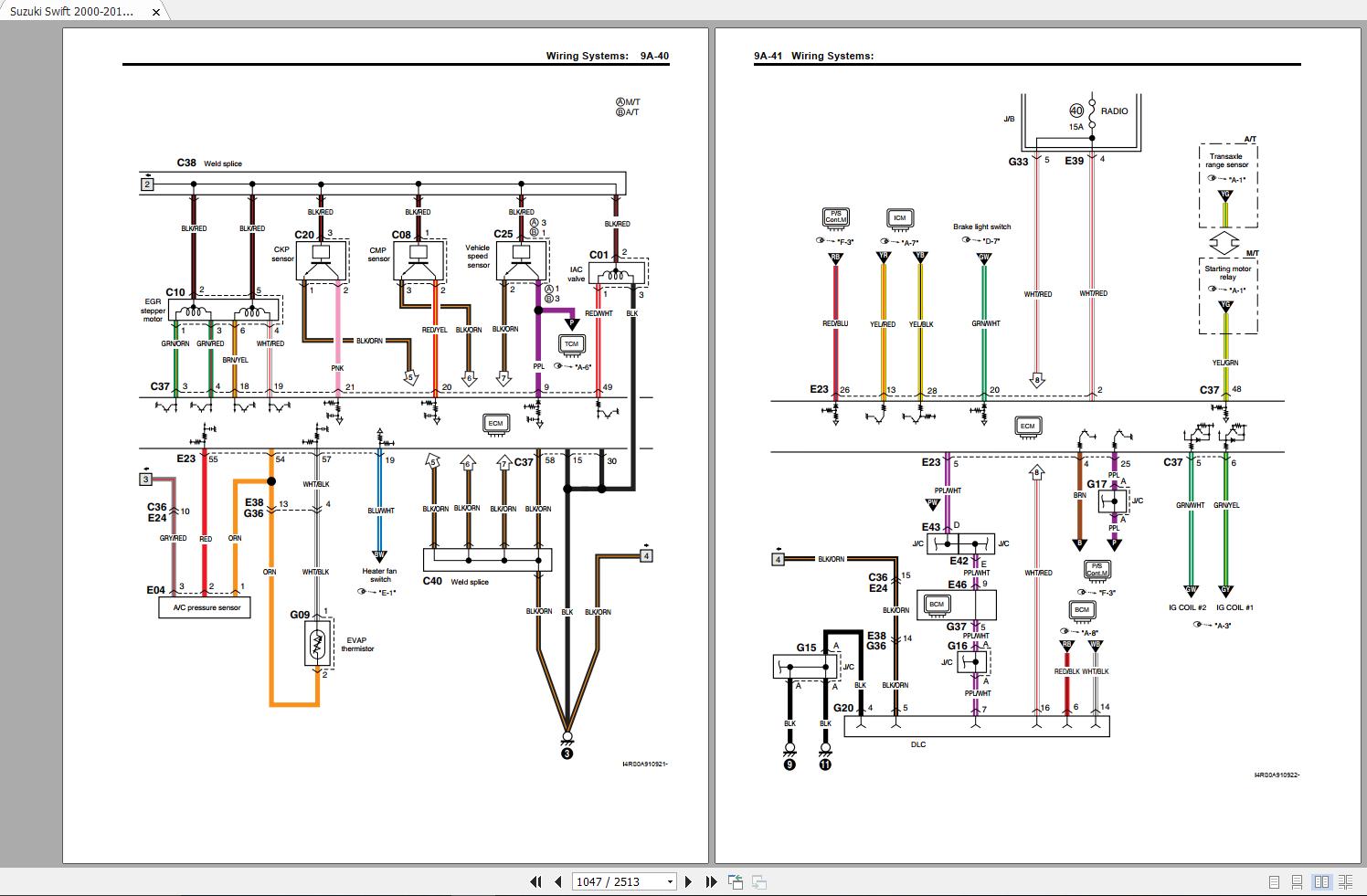 Suzuki Swift 2000-2010 Workshop Manual