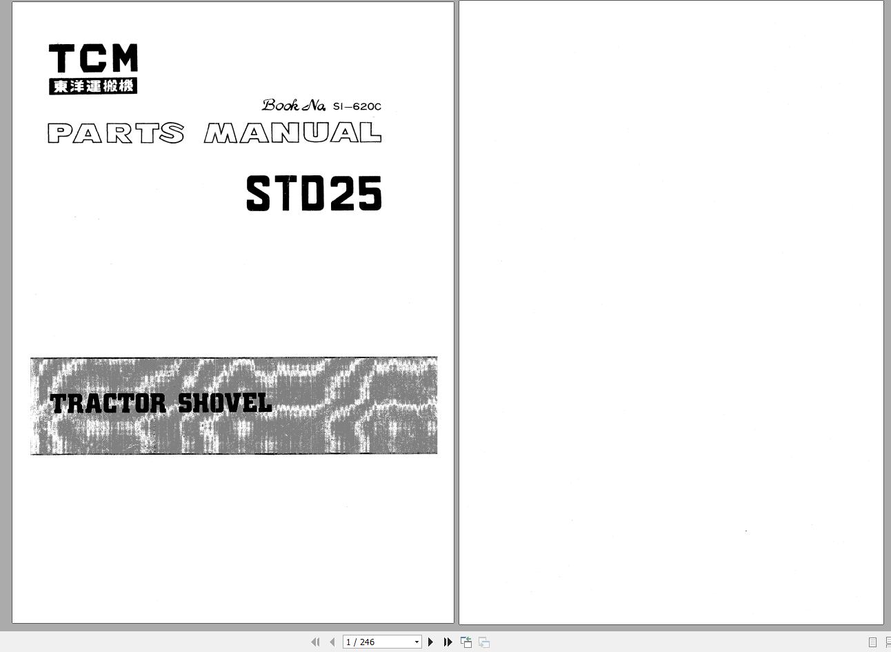 TCM Tractor Shovel, Wheel Loader Service Parts Manual Full Model DVD PDF