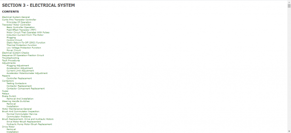 Yale Class 3 Electric Motor Hand Trucks B821 (MRW020-030) Service Manual