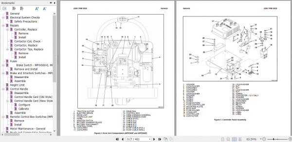 Yale Class 3 Electric Motor Hand Trucks B897 (MPW060E) Service Manual