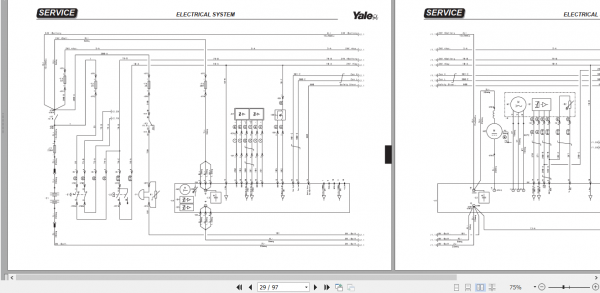 Yale Class 3 Electric Motor Hand Trucks D852 (MS10 MS12 MS14 MS16 MS20 ...