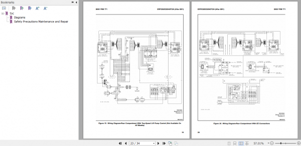 Yale Electric Motor Rider Trucks E807 (ERP030-040TGN) Service Manual