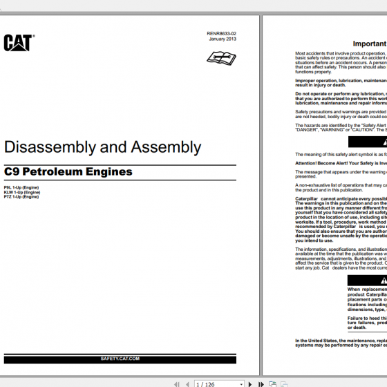 Caterpillar Engine C4.2-C6.4 & C4.4-C6.6 Common Rail Fuel System ...