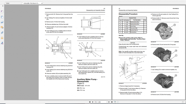 Caterpillar Petroleum Engines C9 Disassembly and Assembly Manual