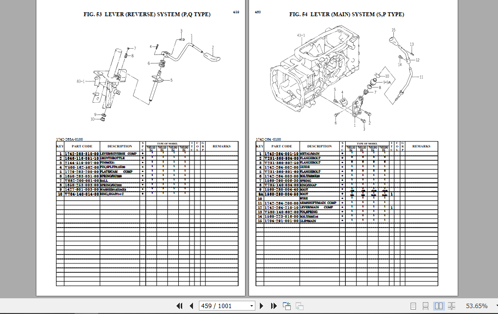 Iseki Tractor TG5390 TG5470 Parts Manual_1748-097-100-20