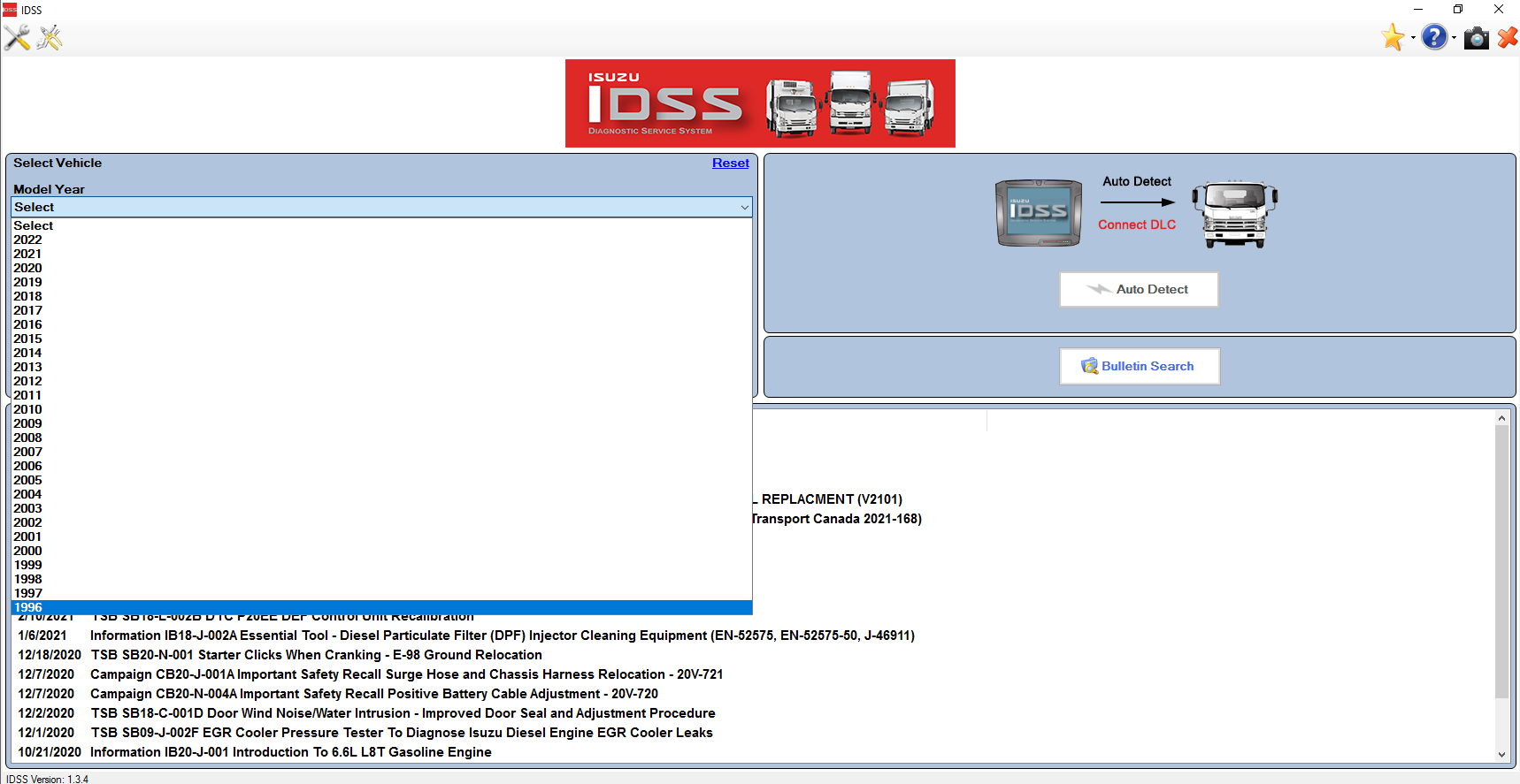 Isuzu US-IDSS Diagnostic Service System 06.2021 Release Diagnostic ...