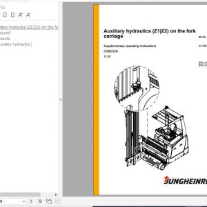 Jungheinrich Turret Truck EFX 410-412 Operating Instructions 02-2021 EN ...