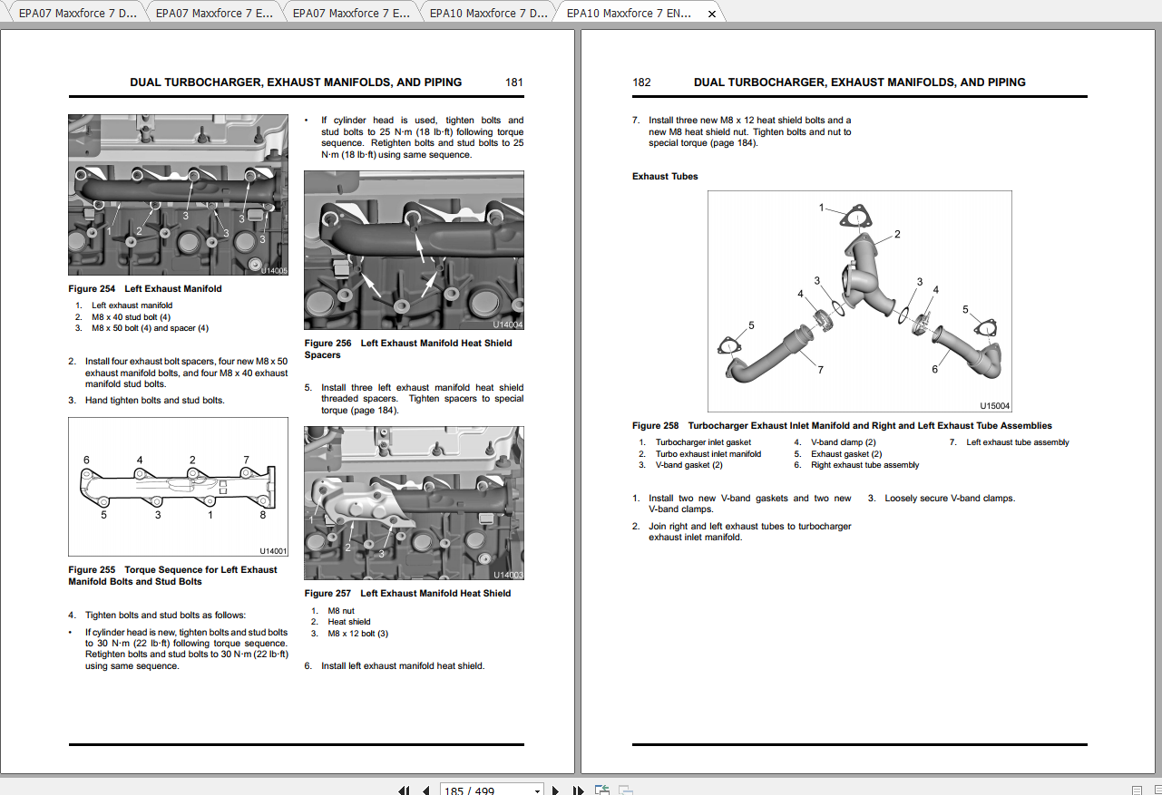 MaxxForce Engine 7 Wiring Digram, Service Manual