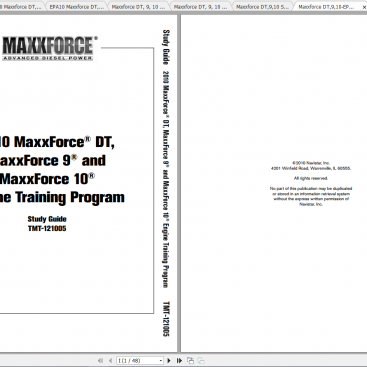 MaxxForce Engine DT 9 10 11 13 15 (EPA 10) Diagnostic Manual