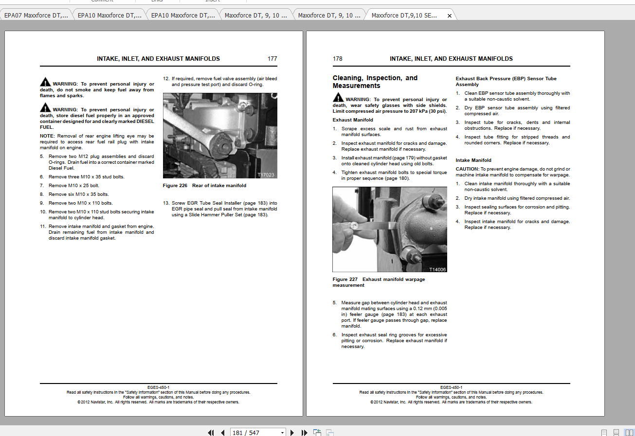 MaxxForce Engine DT 9 10 (2011-2014) Wiring Diagram, Diagnostic ...