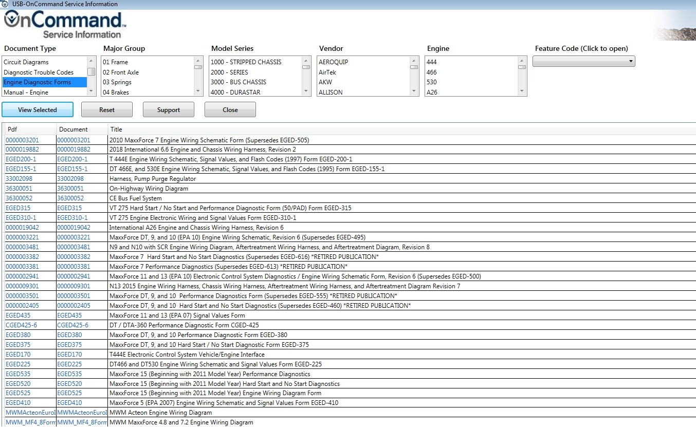Navistar OnCommand Service Information (OCSI) Q4.2020 04.2020] Service Manual Software How To ...