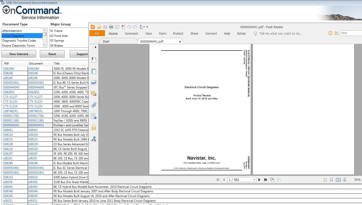 Navistar OnCommand Service Information (OCSI) Q4.2020 04.2020] Service ...