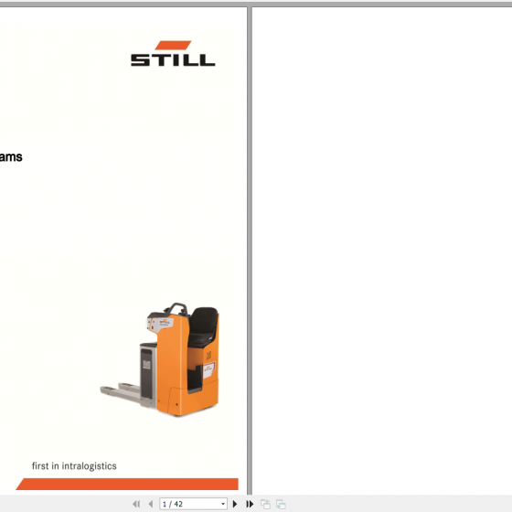 Still Sted Pallet Truck FXH 20 25 Circuit Diagram