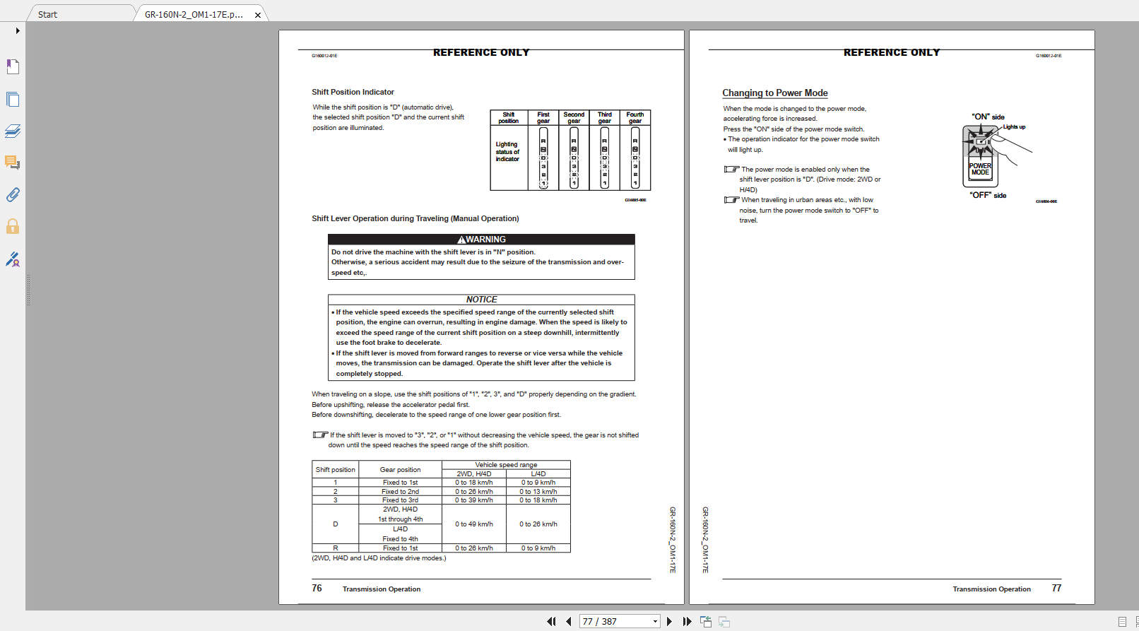 Tadano Rough Terrain Crane GR-160N-2 GR-160N-2-00201 Operation & Maintance Manual