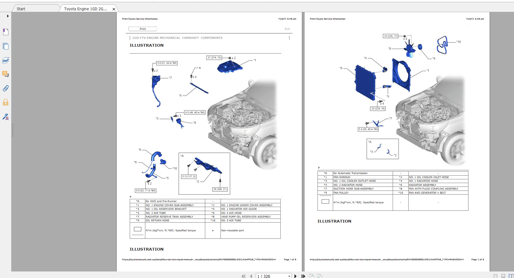 Toyota Engine 1GD 2GD Workshop Manual