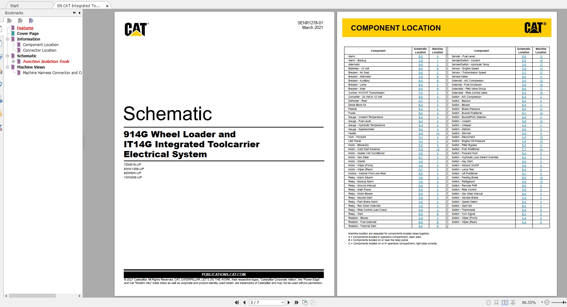 CAT Integrated Toolcarrier 56.9MB Full Models 02.1985 - 06.2021 Updated ...