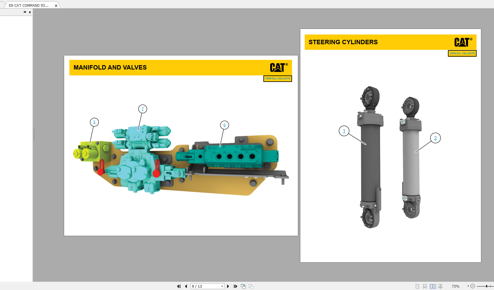 CAT Technology 13.8MB Collection Electric Schematics EN PDF DVD