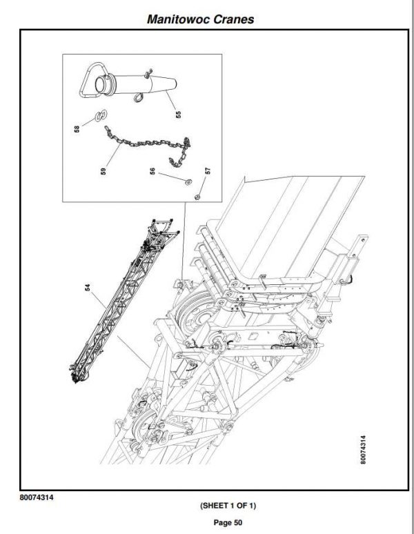 Manitowoc Cranes PM 236094 - 001 RT765E-2 Spare Parts Manual PDF