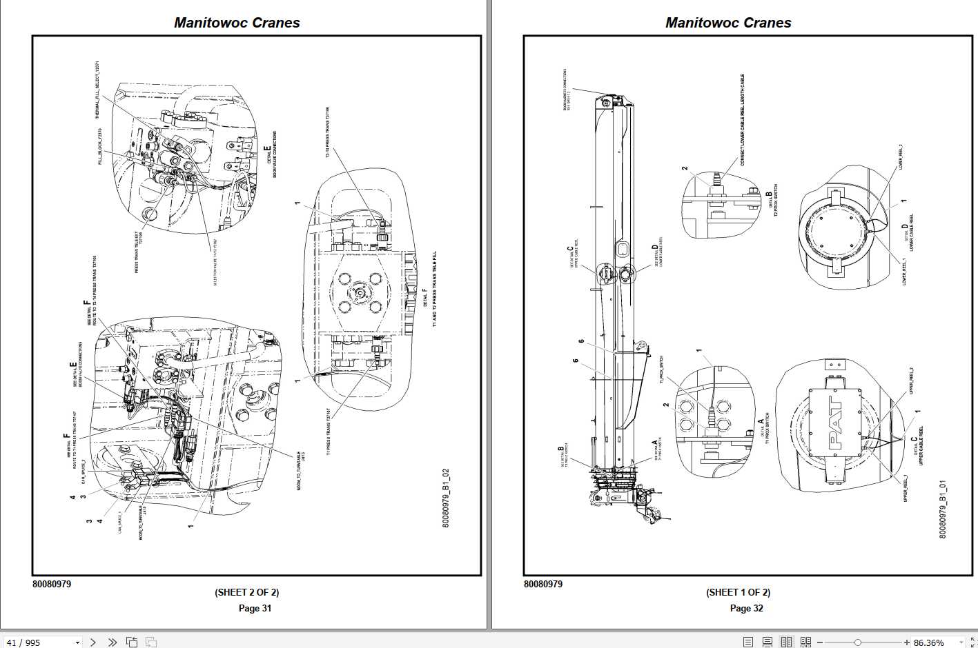 Manitowoc Cranes PM 236277 - 001 GRT8100 Spare Parts Manual PDF