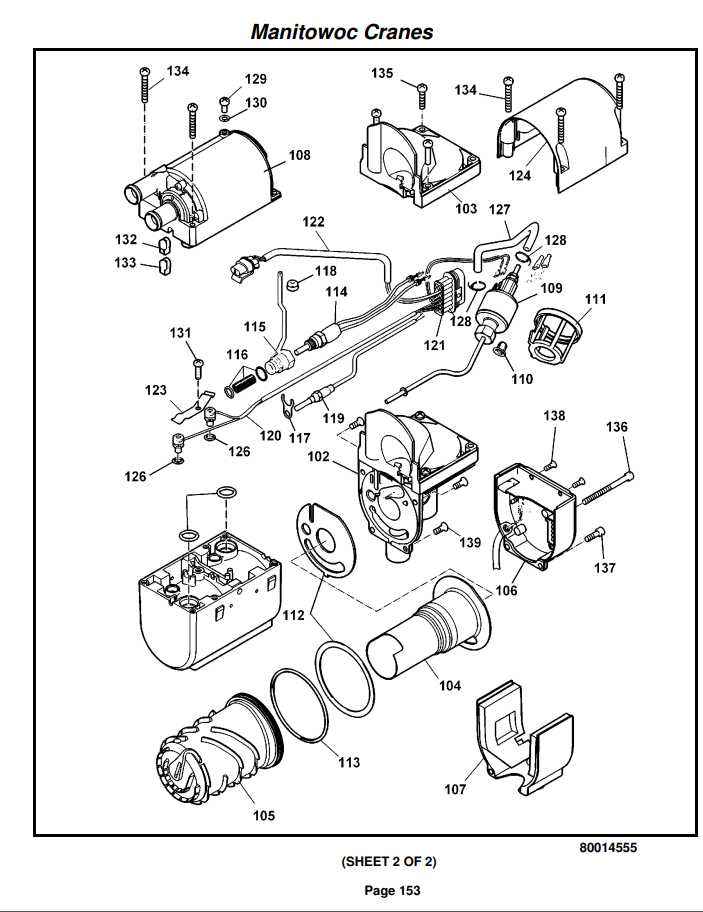 Manitowoc Cranes PM 301040 - 003 NBT40-1 Spare Parts Manual PDF
