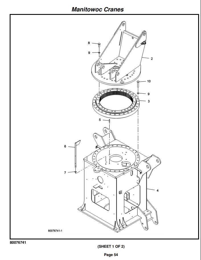 Manitowoc Cranes PM 301237 - 000 9103A Spare Parts Manual PDF