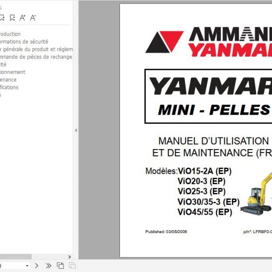 Yanmar Marine Stern Drive ZT350 Servcie Manual 0BZTD-G00100