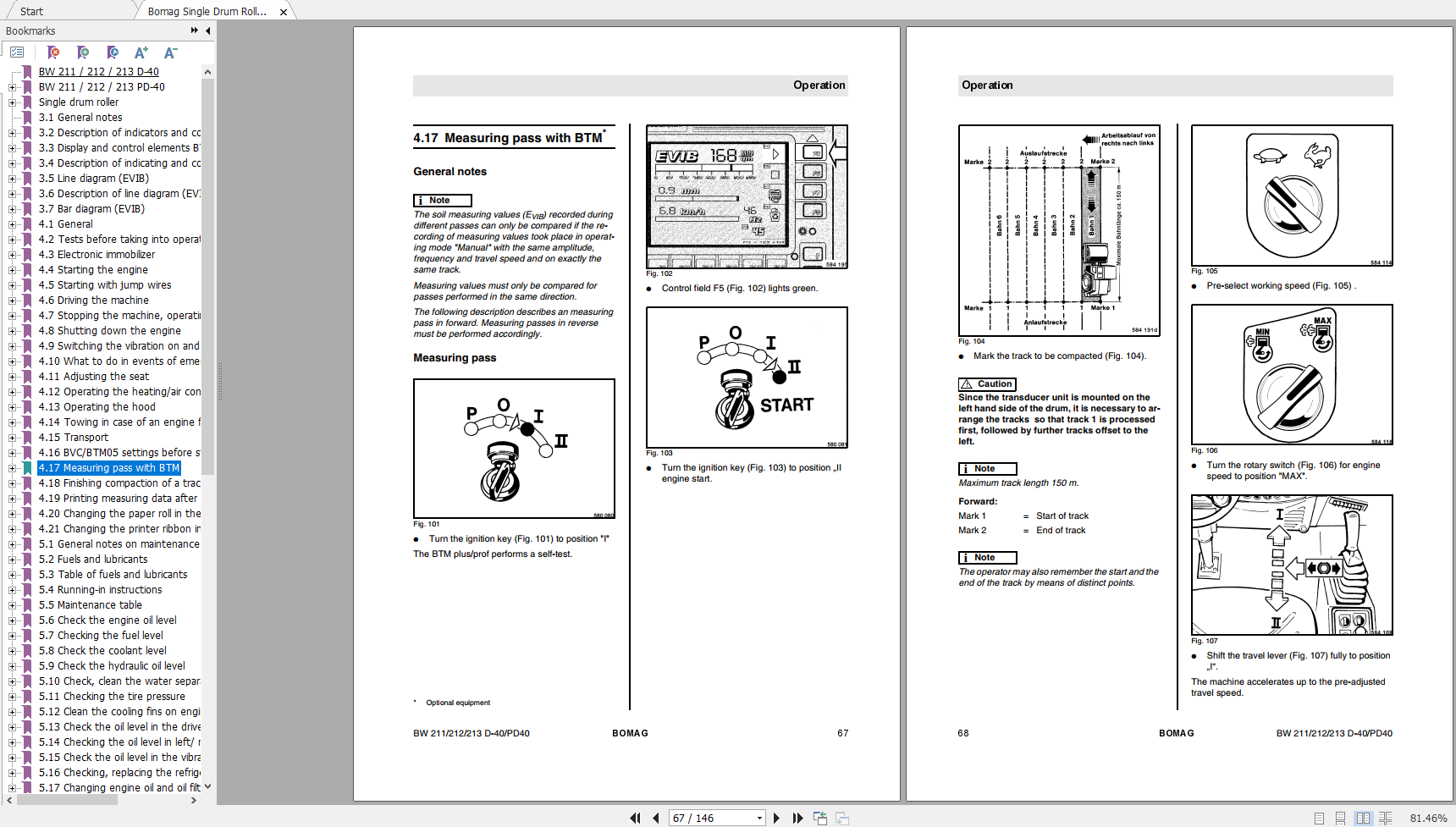 Bomag Single Drum Roller BW 211-212-213 D-40, BW 211-212-213 PD-40 ...
