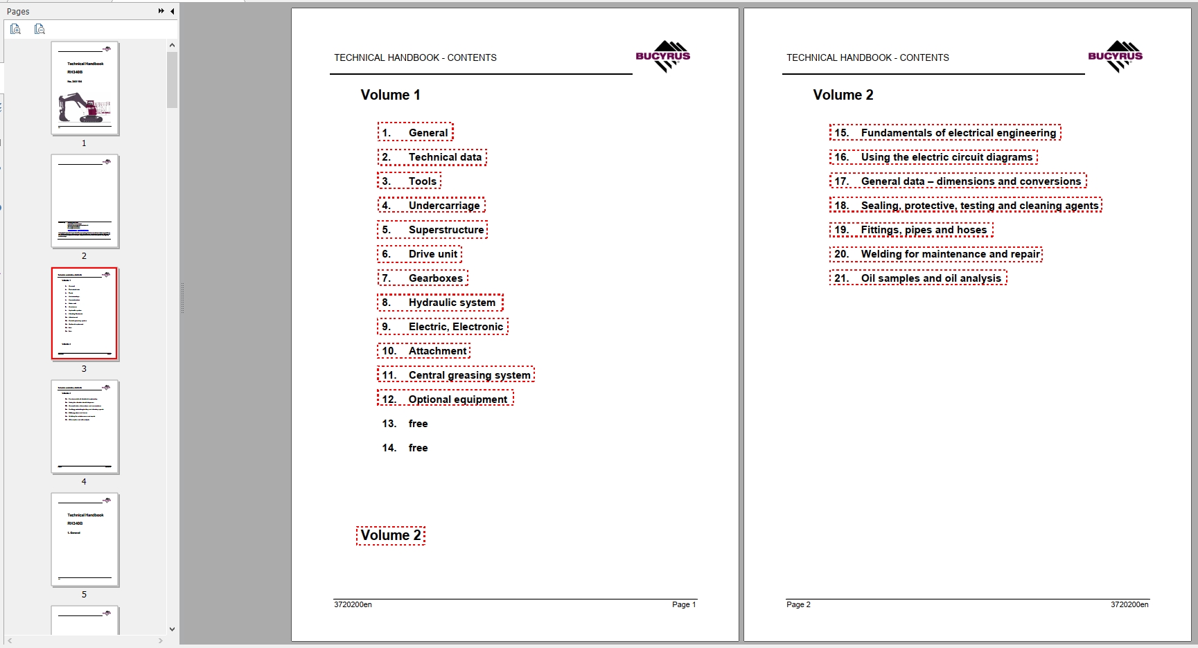 CAT Hydraulic Shovel 6060 RH340B 340104 Service Manual BI648169 2011