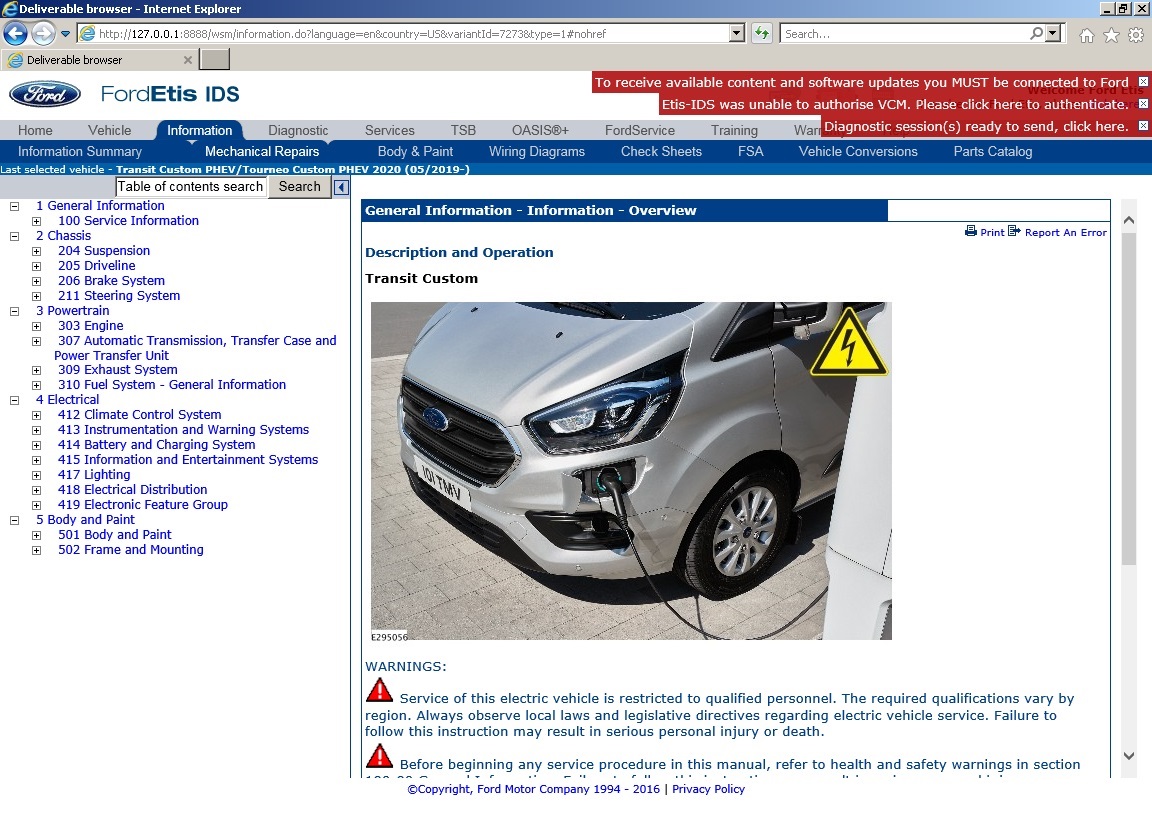 Ford ETIS Offline Service Information 09.2021 VMWare